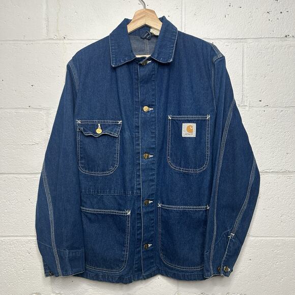 Carhartt | Jackets & Coats | Vintage 9s Carhartt Unlined Chore Coat ...
